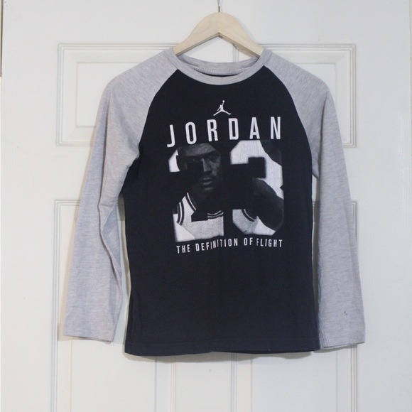Jordan | Shirts & Tops | Jordan 23 The Definition Of Flight Boys Long ...